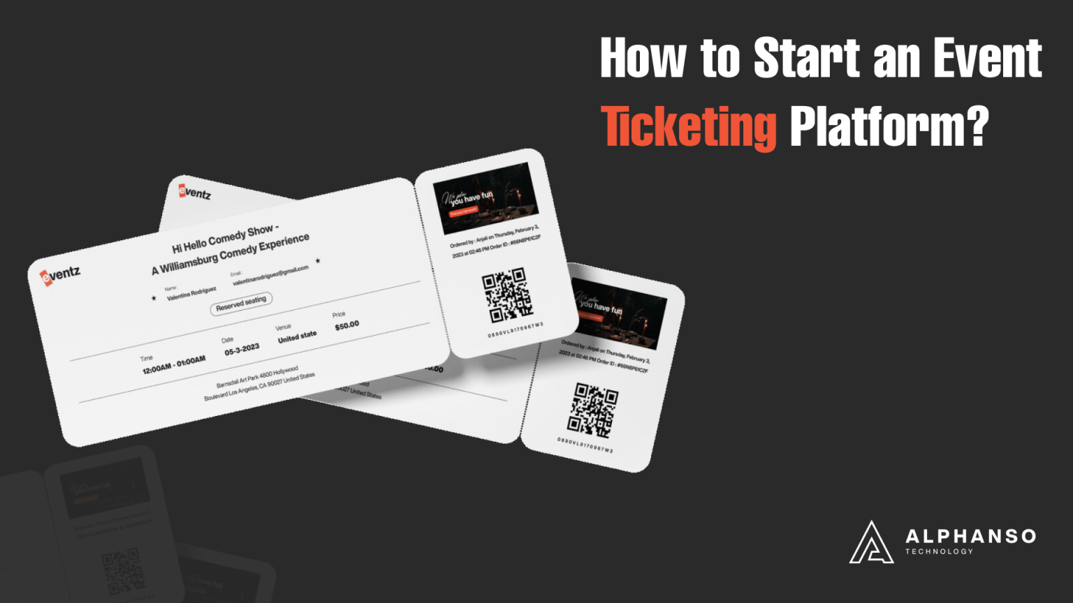 How to Start an Event Ticketing Platform? - AlphansoTech Blog